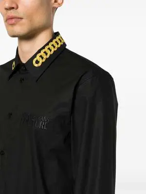 Versace Chain Couture Cotton Shirt
