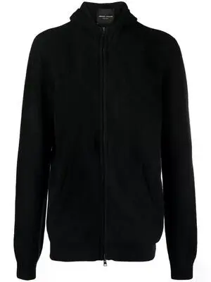 ROBERTO COLLINA Fine-ribbed Bomber Jacket