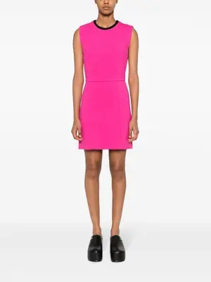 MSGM Cutout-bow Minidress - Pink