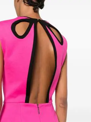 MSGM Cutout-bow Minidress - Pink