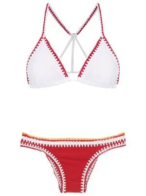 AMIR SLAMA Two-piece Bikini Set - Red