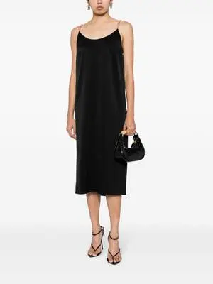 Michael Kors Chain-link Crepe Midi Dress