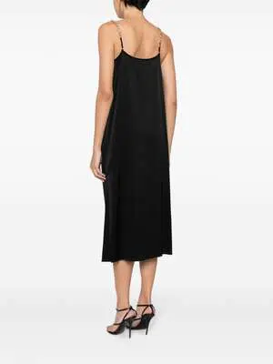 Michael Kors Chain-link Crepe Midi Dress