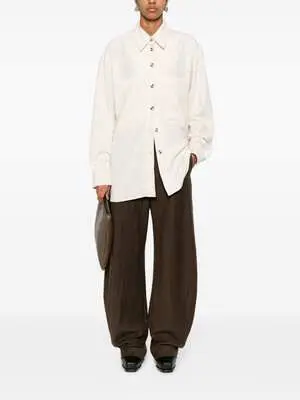 Nanushka Fabian Logo-embroidered Shirt