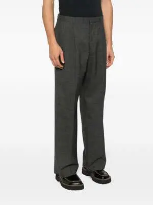 SUNFLOWER Tailored Straight-leg Trousers - Grey