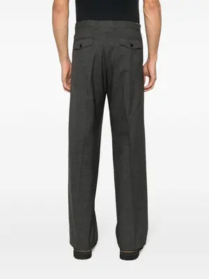 SUNFLOWER Tailored Straight-leg Trousers - Grey