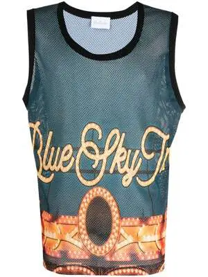BLUE SKY INN Funpark Logo-print Tank Top