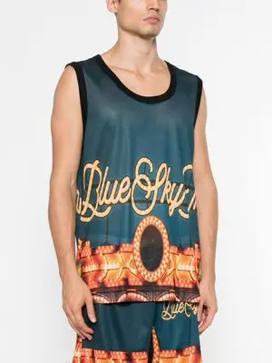BLUE SKY INN Funpark Logo-print Tank Top