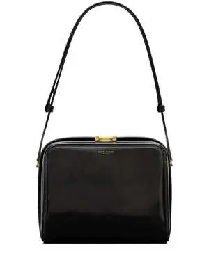 Saint Laurent Anais Leather Shoulder Bag - Black