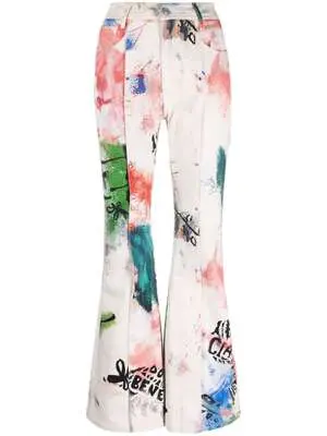 Andersson Bell Flared Cotton Trousers