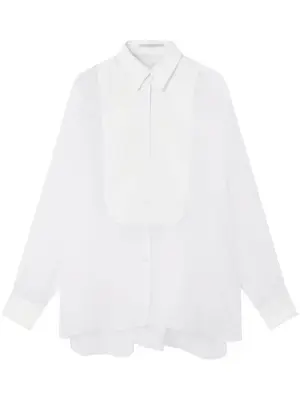 Stella McCartney S-wave Button-up Silk Shirt