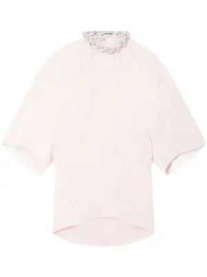 Stella McCartney Falabella Crystal-embellished Blouse