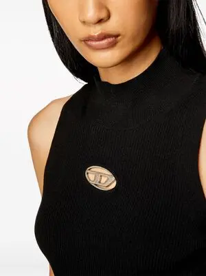 DIESEL® M-onervax Mock-neck Top - Black