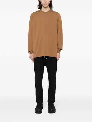 Rick Owens Crew-neck Cotton T-shirt - Brown