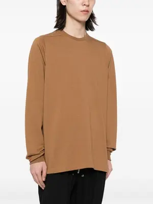 Rick Owens Crew-neck Cotton T-shirt - Brown