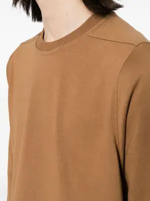 Rick Owens Crew-neck Cotton T-shirt - Brown