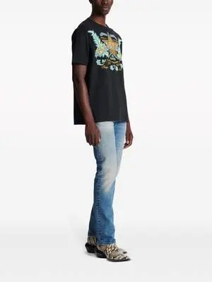 Balmain Western-print Cotton T-shirt