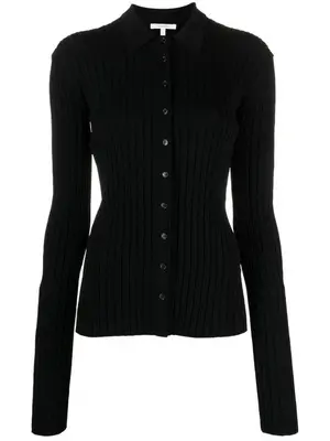 NENSI DOJAKA Straight-point Collar Pleated Top