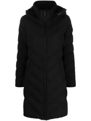 Michael Kors Chevron-quilted Hooded Jacket
