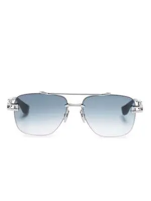 Dita Oversized Sunglasses - Silver