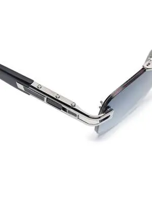Dita Oversized Sunglasses - Silver