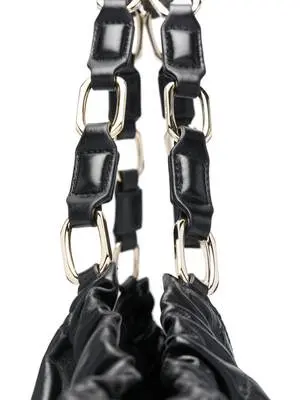 ANINE BING Logo-embossed Leather Tote Bag