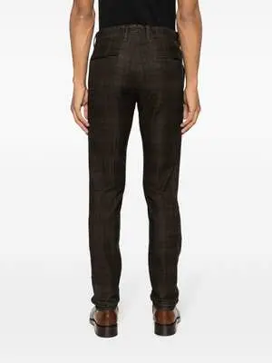 Incotex Check-print Trousers