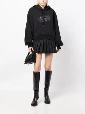 Off-White Spray-paint Logo Cotton Hoodie
