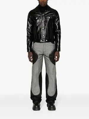 COURREGES Faux-leather Jacket - Black