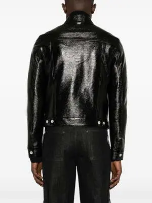 COURREGES Faux-leather Jacket - Black