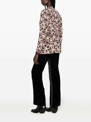 Diane Von Furstenberg Floral-pattern Double-breasted Blazer