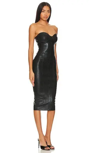 Retrofete Charlize Knit Dress - Coated Black