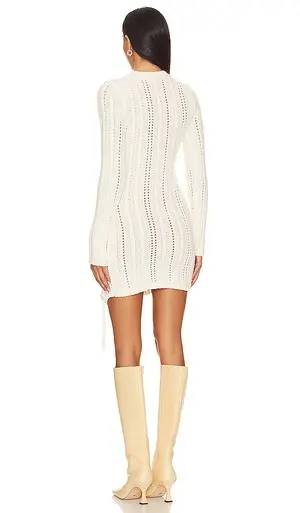 CAMILA COELHO Anira Cable Knit Dress