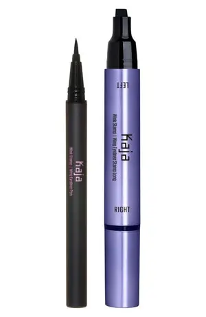 KAJA Wink Long Winged Eyeliner Stamp & Eyeliner Pen Set - Black
