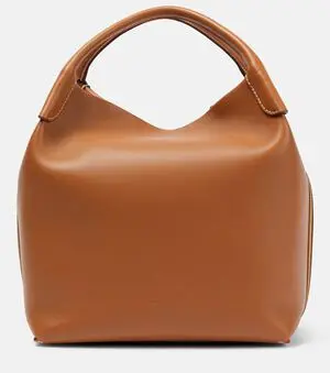 Loro Piana Bale Leather Shoulder Bag