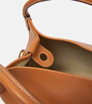 Loro Piana Bale Leather Shoulder Bag