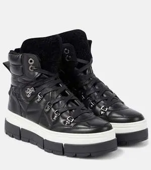 Bogner Vaduz Shearling-lined Leather Boots - Black