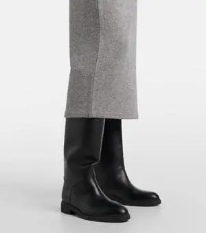 Vince Jersey Midi Skirt - Grey