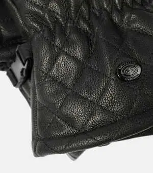 Goldbergh Nishi Leather Ski Gloves - Black