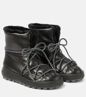 Bogner Chamonix Leather Ankle Boots
