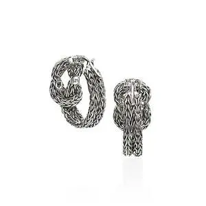 John Hardy Love Knot Hoop Earring
