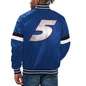 STARTER Kyle Larson Home Game Full-snap Varsity Jacket