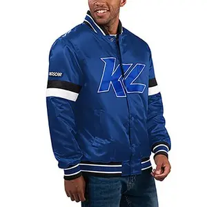 STARTER Kyle Larson Home Game Full-snap Varsity Jacket