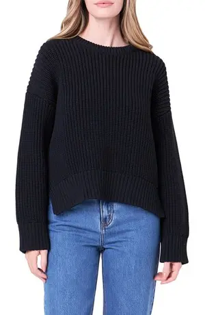 English Factory Ribbed Sweaters For Women