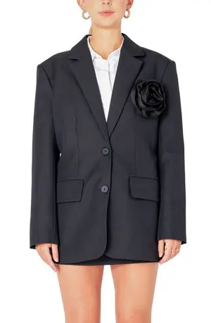 Endless Rose Corsage Blazer