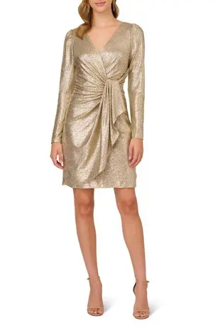 Adrianna Papell Long Sleeve Cocktail Dresses