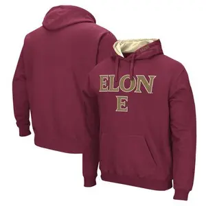 COLOSSEUM Elon Phoenix Arch & Logo Pullover Hoodie - Maroon