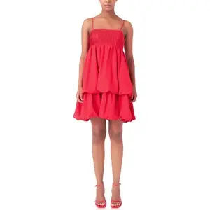 Endless Rose Pintuck Tie Sundress