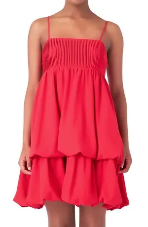 Endless Rose Pintuck Tie Sundress