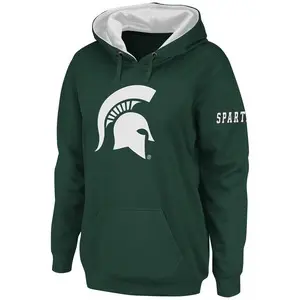 STADIUM ATHLETIC Michigan State Spartans Big Logo Pullover Hoodie